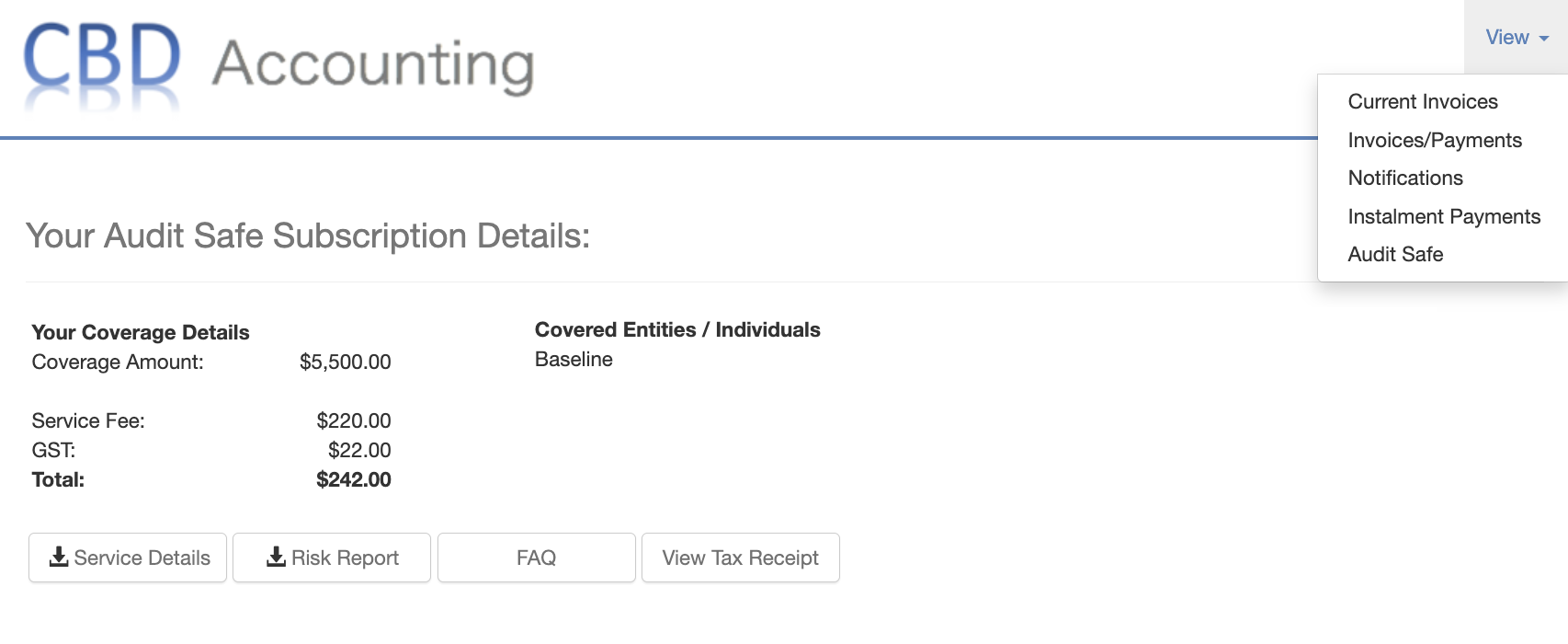 AuditSafe Client Portal